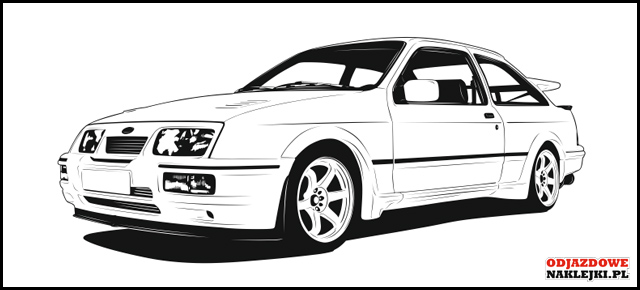 Ford Sierra Cosworth 100cm