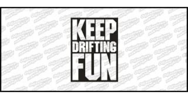 Keep Drifting Fun Czarna 10cm