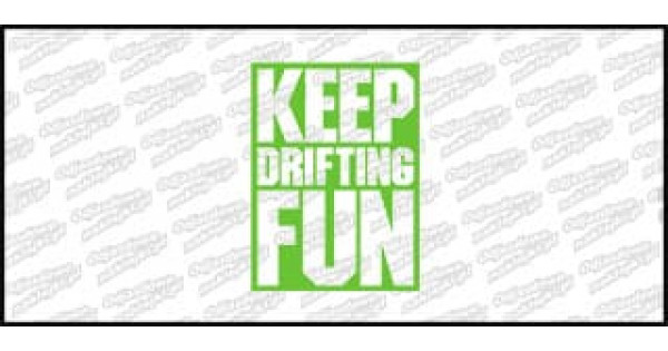 Keep Drifting Fun Zielona 10cm